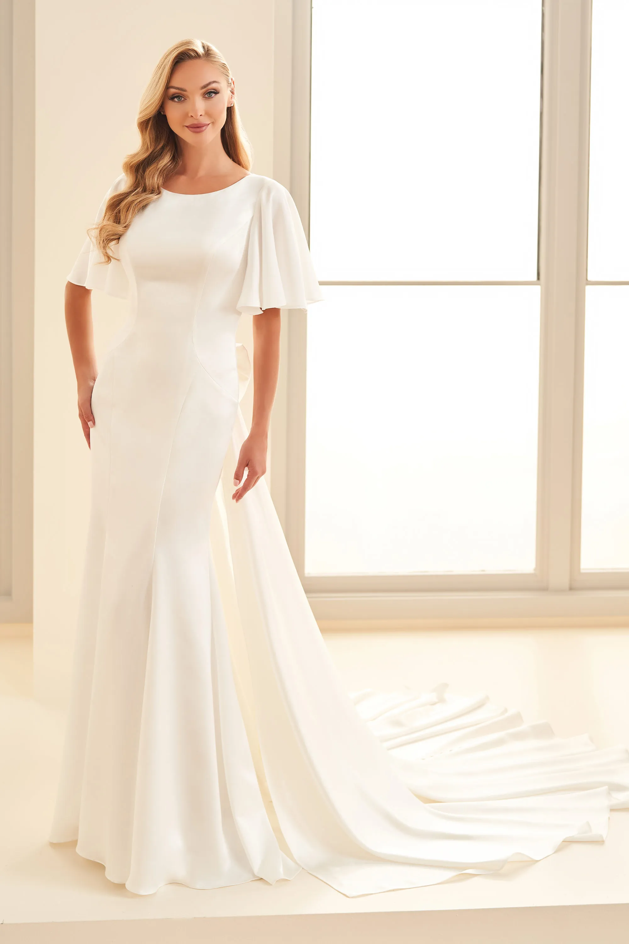 Simple Modest Wedding Dresses | Modest by Mon Cheri