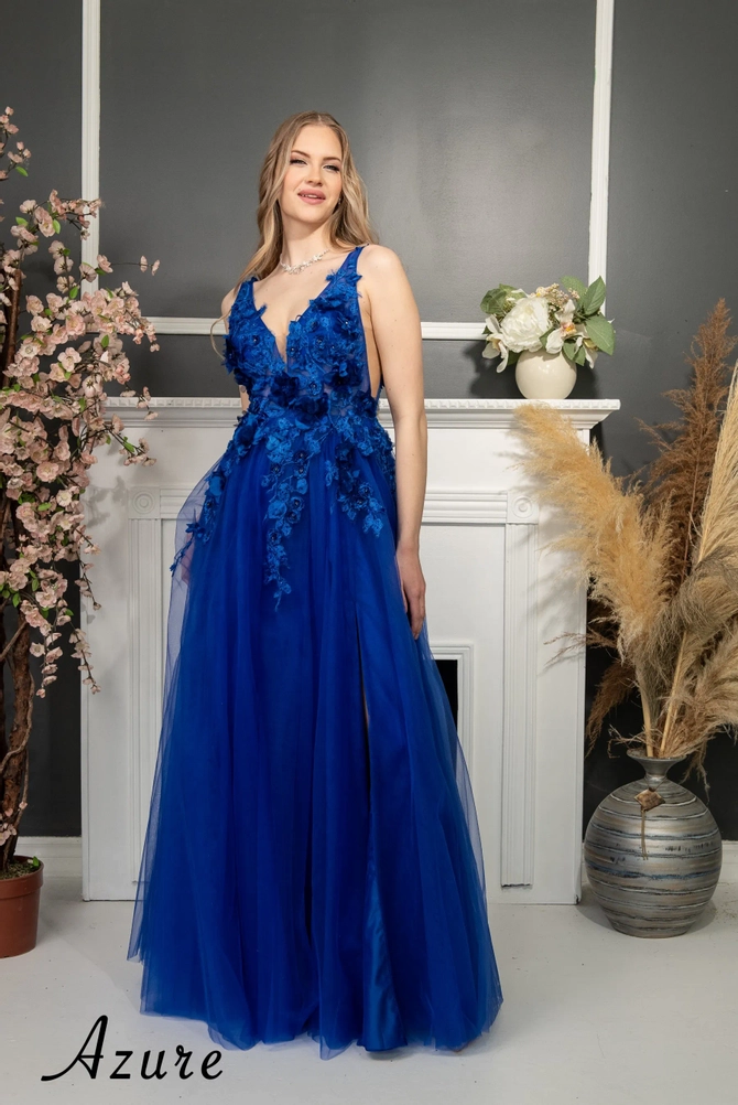 Azure Dress - A8014 | Elizabeth Noel