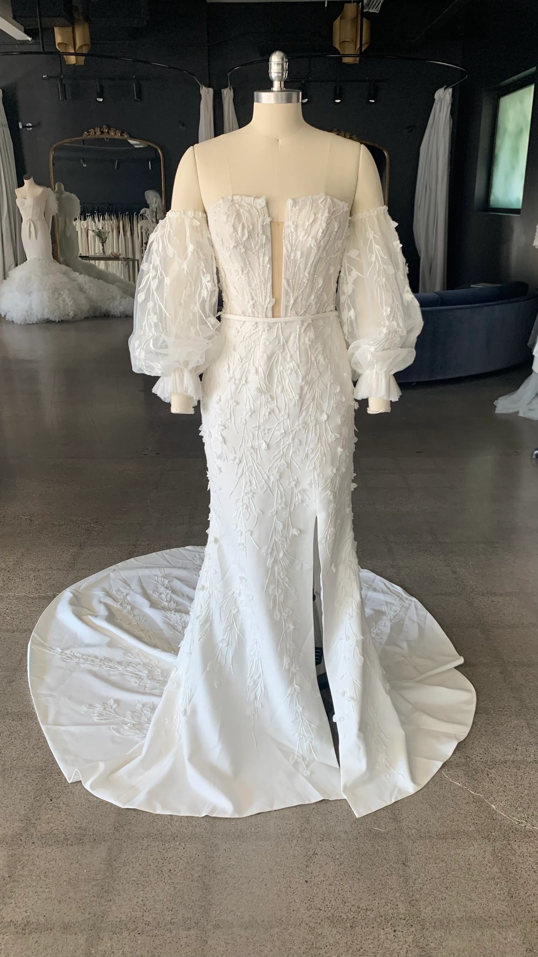 Illusion Neckline Wedding Dresses in Spencer, IA | Grand Bridal