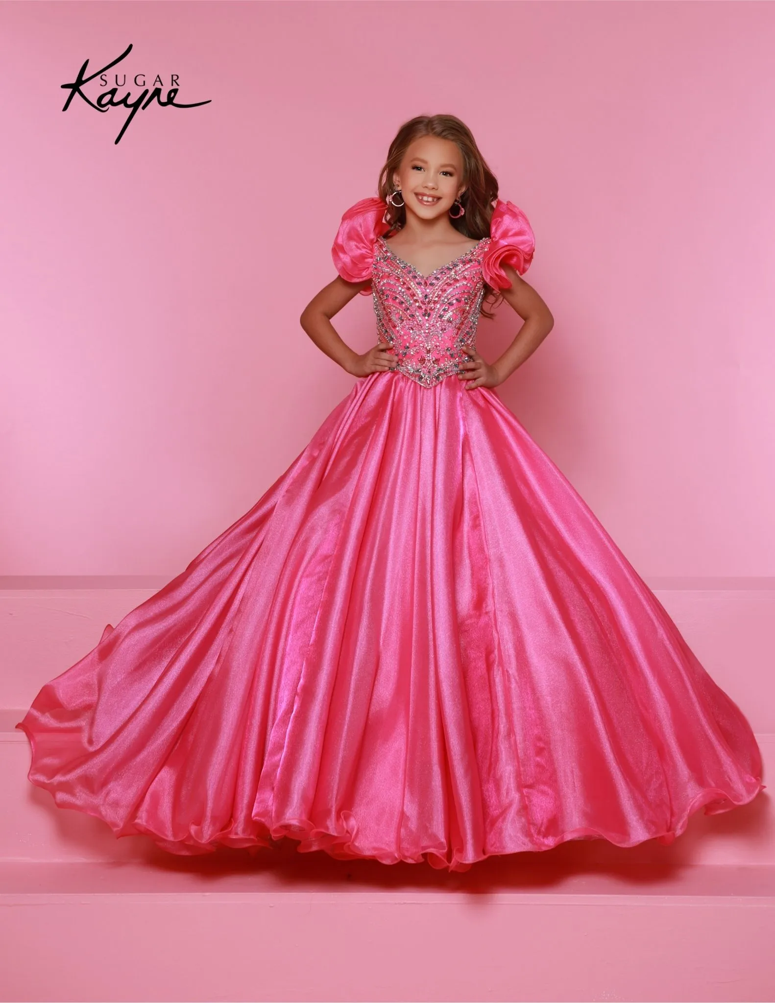 Sugar Kayne Sugar Kayne Spring 2024 Young Girls Dresses | Elegant Couture