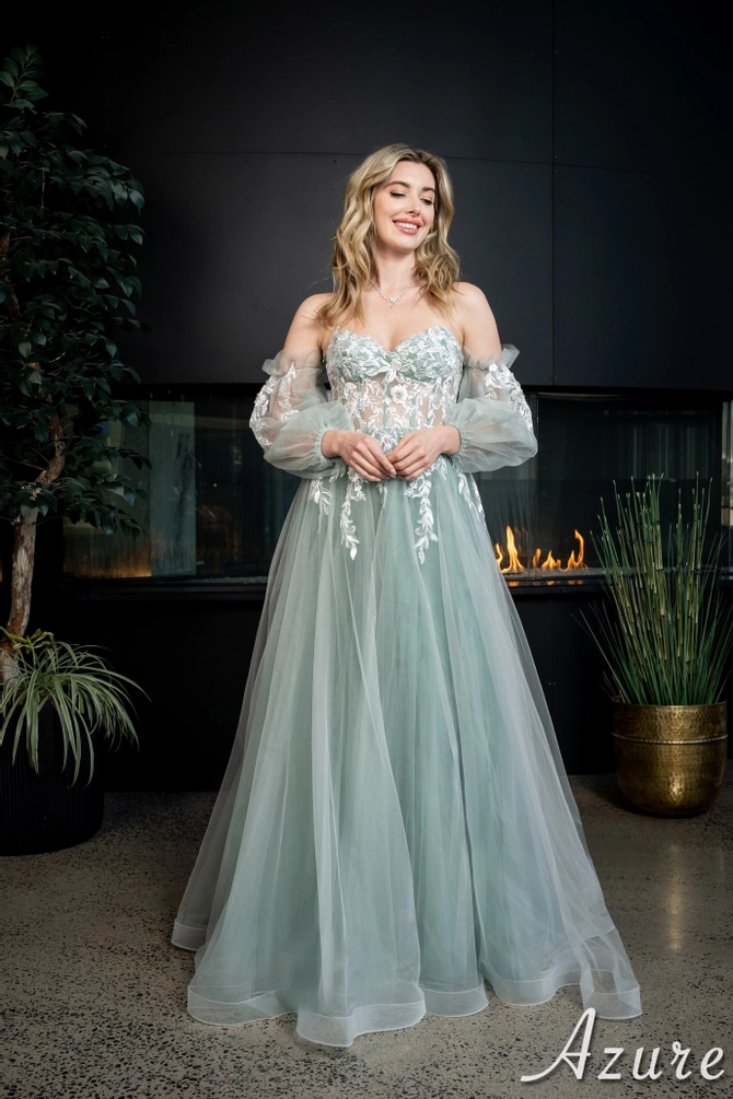 Azure | Limestone & Lace - A9040 | Limestone and Lace Bridal Boutique