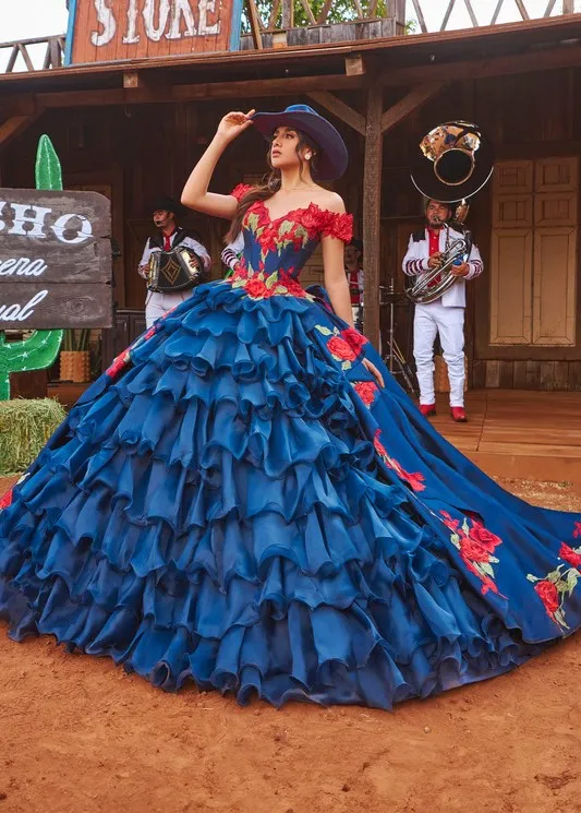Charro Collections PIONEER MORENA Quinceañera Dresses | Esmeralda ...