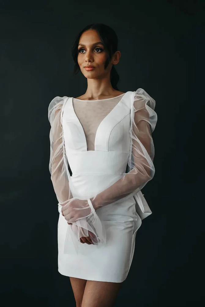 Heirloom Bridal Company - Long Flutter Sleeves | Dora Grace Bridal