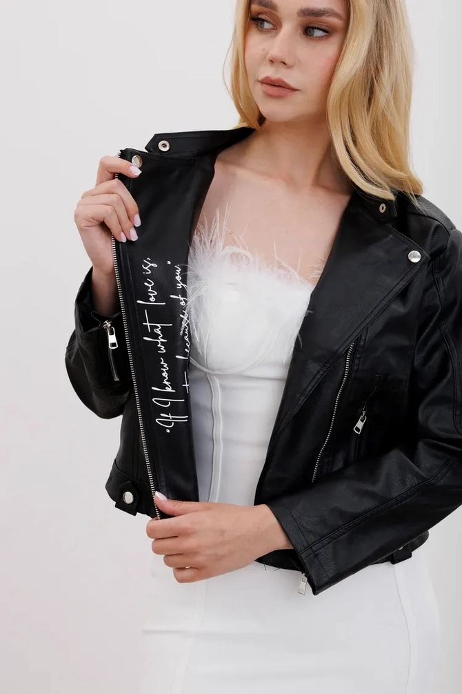 Heirloom Bridal - Till Death Leather Jacket for Bride | Bella Bridal ...