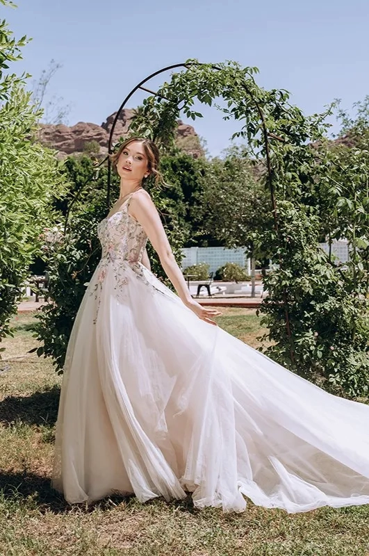 Stella York - 8063 | White Lace and Promises