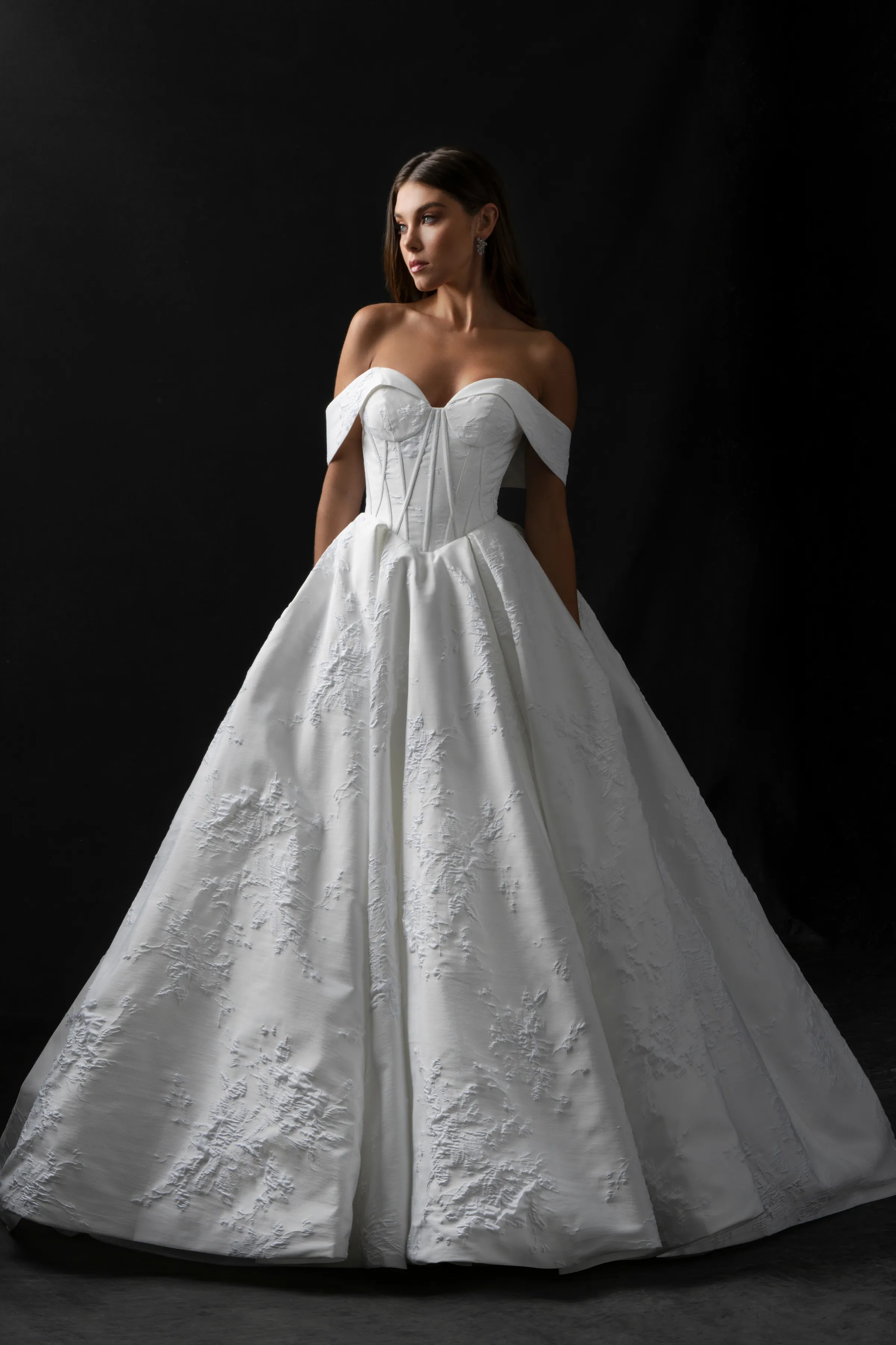 Off-The-Shoulder Wedding Dresses in Portland, Oregon|Charlotte’s Wedd