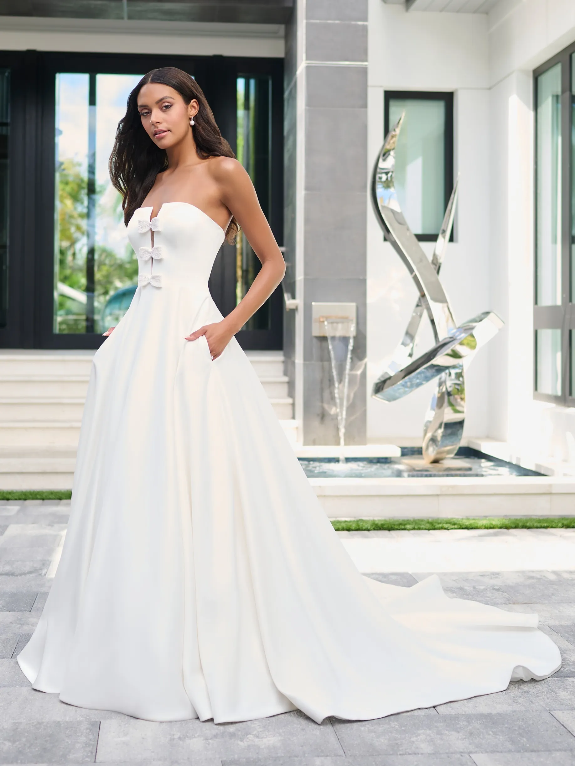 Simple and Minimalist Wedding Dresses | The Bridal Rack