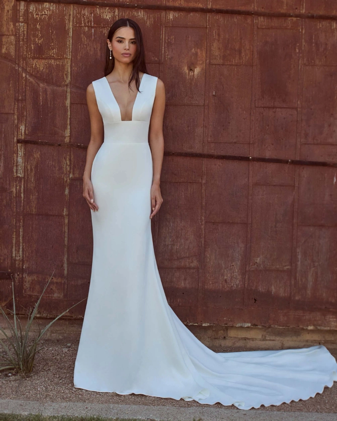 La Perle by Calla Blanche - Edith | Weddings by Debbie