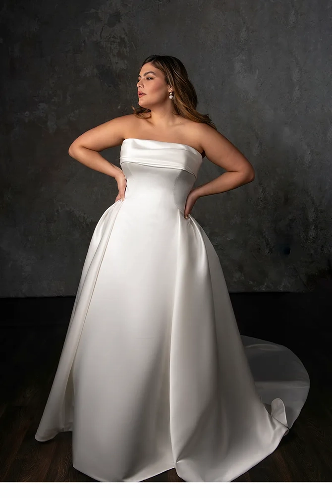 Essense of Australia Plus Size | Carolina Bridal World - D4304 ...