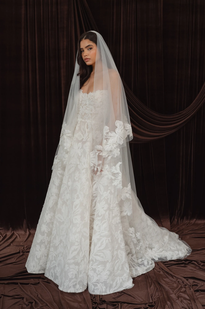 Jenny Yoo | Carrie Karibo Bridal - Ezra Veil | Carrie Karibo Bridal