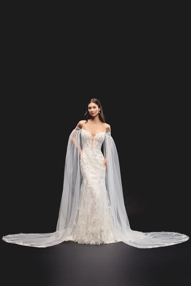 Justin Alexander Signature - Lilith Sleeves | Modern Bride | Wedding ...