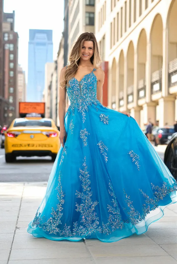 Azure Dress - A10008 | Lisa's Bridal