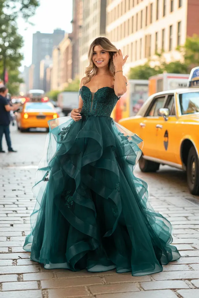 Azure Dress - A10029 | Lisa's Bridal