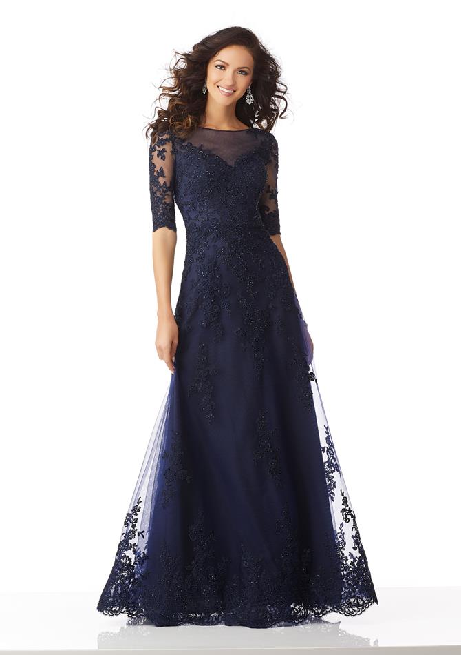 MGNY Evening Gowns | New York Lace Couture - 71818 | New York Lace