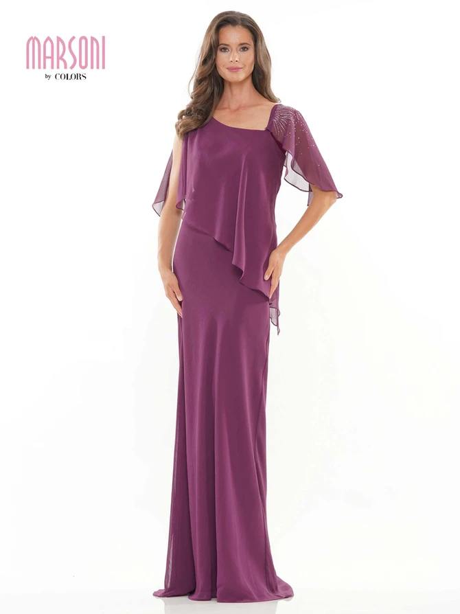 Colors Dress - M313 | Elegant Couture