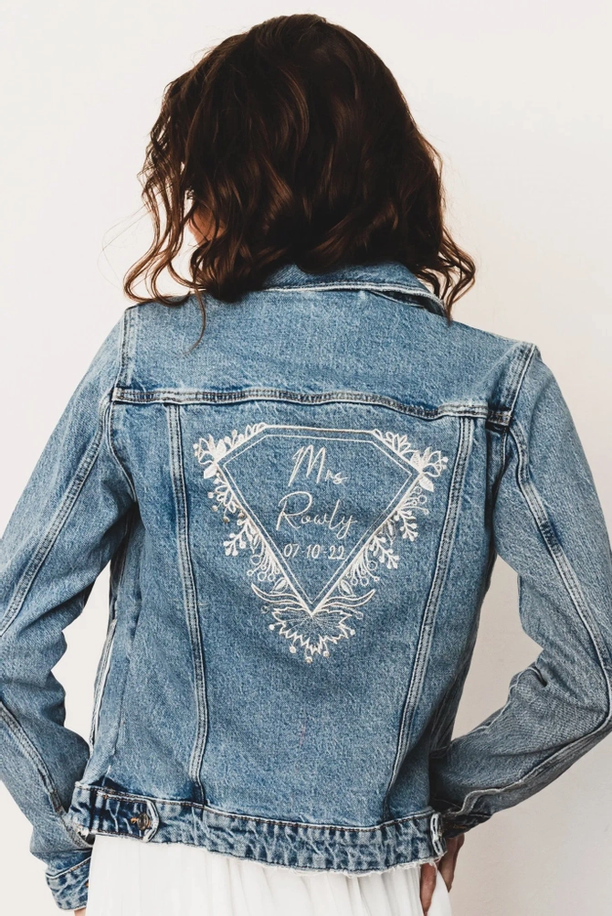 Heirloom Bridal - Shine Bright Denim Bridal Jacket | Renee Austin Wedding